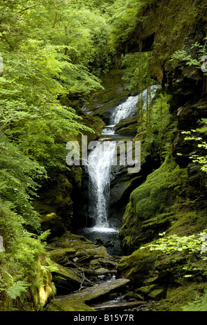 Cynfal Waterfall, Llan Ffestiniog, Gwynedd Stock Photo - Alamy