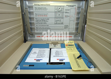 Palm Beach County Florida butterfly ballot and stylus Stock Photo - Alamy