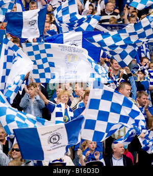 Fans in fancy dress in the crowd during day ten of the Paddy Power ...