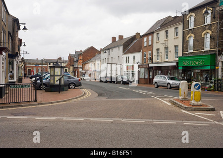 town centre of Long Sutton, Lincolnshire, UK in 2008 Stock Photo ...