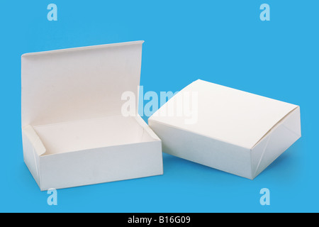 PLAIN BLANK BOXS Stock Photo - Alamy