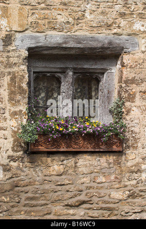 UK Wiltshire Castle Combe Old Cottages part of Manor House Hotel Estate ...