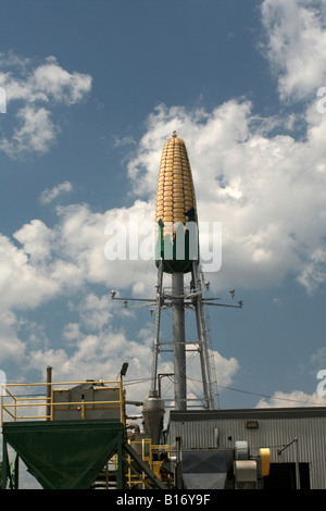 World s largest corn cob water tank at Seneca foods Libby s plant in ...