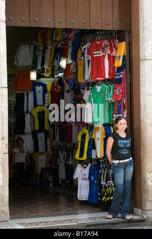 Clothes shop Merida Yucatan Mexico Stock Photo - Alamy
