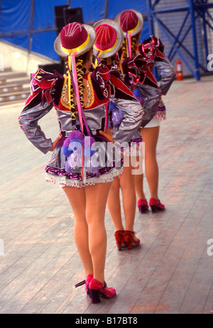 Peruvian Women dancing a tradicional dance Lima Peru Stock Photo - Alamy