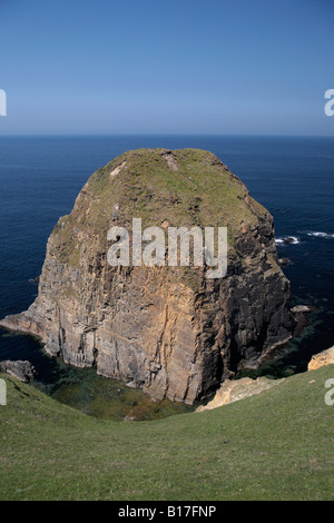 North Mayo Sea Cliffs, County Mayo, Ireland; Walking Along The ...