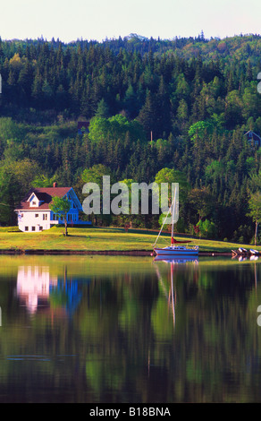 The Baddeck Bay in Nova Scotia Stock Photo - Alamy