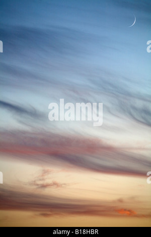 Beautiful Light Blue Dramatic Cirrus Clouds Texture Background ...