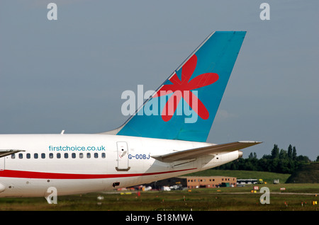 First Choice Airways Boeing 757 aircraft landing at Birmingham ...