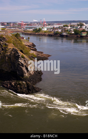 Reversing Falls along the Saint John River in Saint John, Bay of Fundy ...
