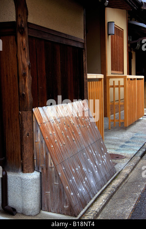 Traditional bamboo dog guard Kyoto Japan Stock Photo - Alamy