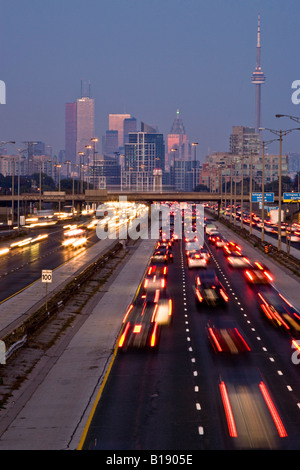 Rush hour traffic congestion commuters transportation city Vancouver ...