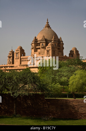 Exterior of UMAID BHAWAN PALACE made of chittar sandstone built in 1929 ...