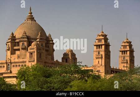Exterior of UMAID BHAWAN PALACE made of chittar sandstone built in 1929 ...