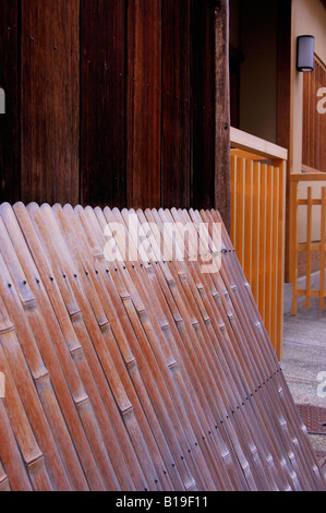 Traditional bamboo dog guard Kyoto Japan Stock Photo - Alamy