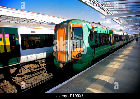 Worthing Railway Station Stock Photo - Alamy