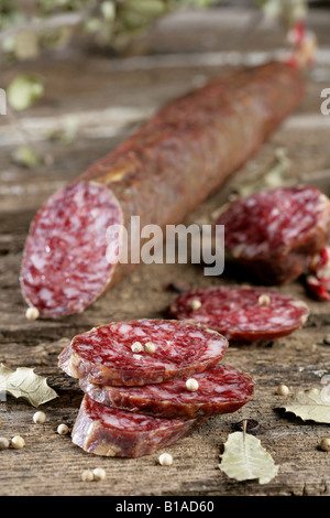 Roscal Iberian spiced sausage (vertical Stock Photo - Alamy