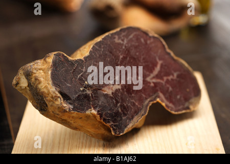 Cecina from Leon (air dried and smoked cured beef made from the hind ...