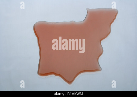 Ilustration of the Iberian peninsula made of wine Stock Photo - Alamy