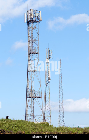 Hunshelf Bank transmission masts at Stocksbridge Sheffield Great ...
