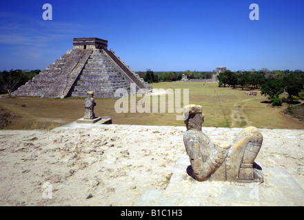 Maya Chac-Mool from Chichen Itza, National Museum of Anthropology Stock ...