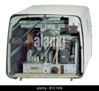 broadcast,television,television set Philips TX 500,early Dutch postwar ...