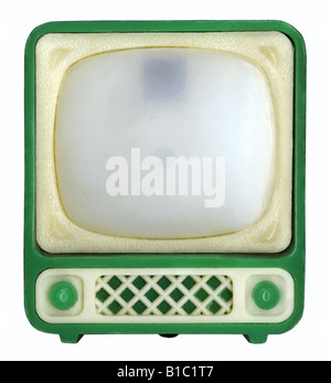 toy, miniature TV set, Germany, circa 1962 Stock Photo - Alamy