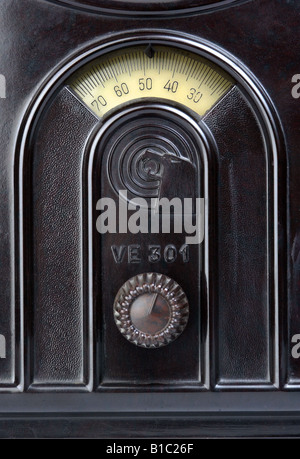 Volksempfänger VE 301 W, radio receiver from the Nazi era, built in ...