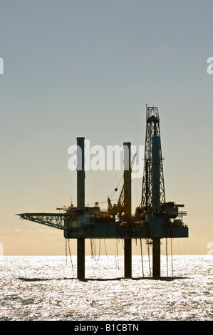 Rig in the Gulf of Mexico, off Texas Stock Photo - Alamy