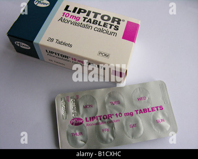 Lipitor tablets known as statins atorvastatin calcium trihydrate lipid ...