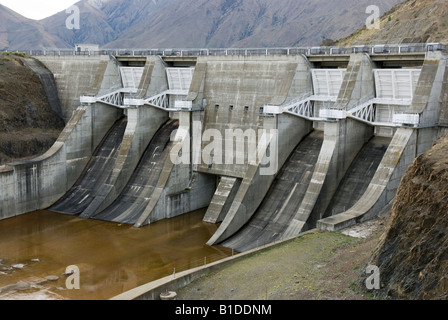 Hydro Electric Benmore Dam spillway, NZ Stock Photo - Alamy