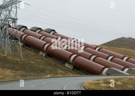 penstock water pipes in a hydroelectric power plant Stock Photo - Alamy