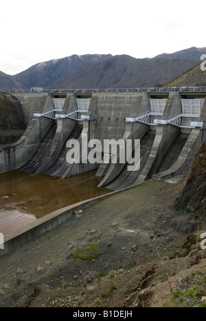 Hydro Electric Benmore Dam spillway, NZ Stock Photo - Alamy