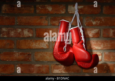 A pair of black boxing gloves isolated on a white background Stock ...