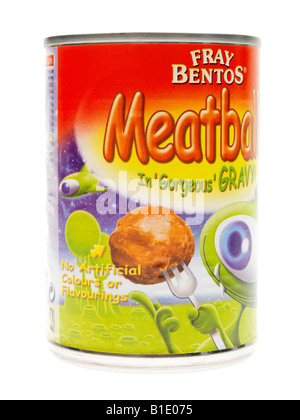 Tin of Fray Bentos Meatballs Stock Photo - Alamy