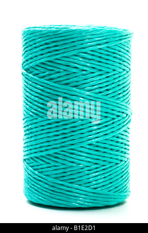 Ball of Nylon green string Stock Photo - Alamy