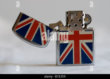 union jack cigarette lighter Stock Photo - Alamy