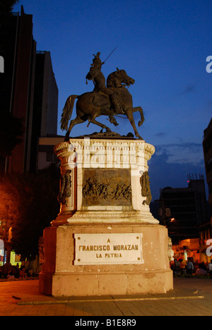 Statue of Francisco Morazan, Tegucigalpa, Honduras, Central America ...