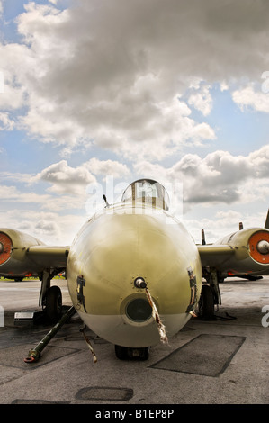 The English Electric Canberra B-2, a British jet bomber, displayed at the International ...