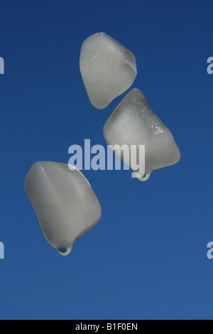 Physical state of matter, melting ice cubes Stock Photo - Alamy