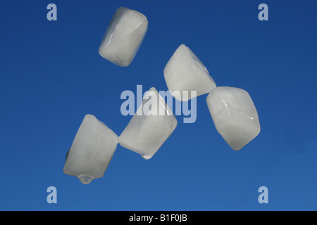 Physical state of matter, melting ice cubes Stock Photo - Alamy