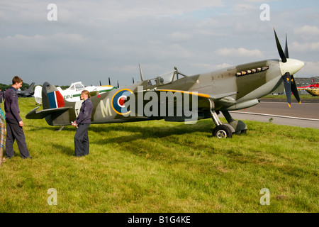 The Spirit of Kent Spitfire TA805 at the Biggin Hill Air Fair, Kent ...