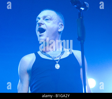 Andy Bell, singer for the rock band, Erasure, sings as Vince Clarke ...