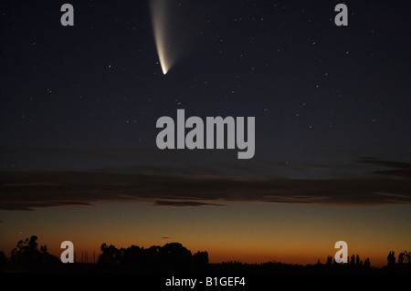 Comet McNaught Ashburton South Island New Zealand Stock Photo - Alamy