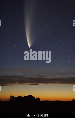 Comet McNaught Ashburton South Island New Zealand Stock Photo - Alamy