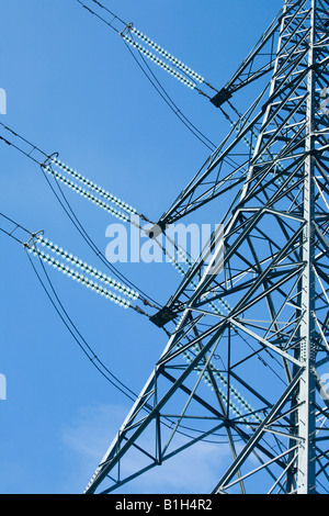 Electrical tower, low angle view Stock Photo - Alamy