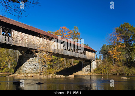 Blair River Covered Bridge, Bridge 49, Campton, New Hampshire Stock ...