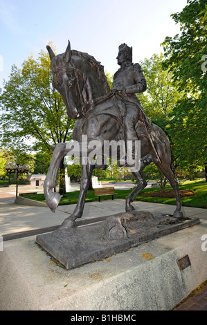 Statue of Anthony Wayne Fort Wayne Indiana Stock Photo - Alamy