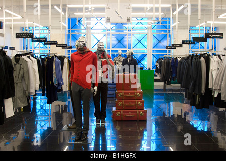 Mens Clothing Department Selfridge's Oxford Street London Stock Photo ...