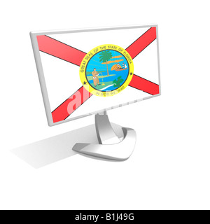 The flag of the USA state of Florida Stock Photo - Alamy